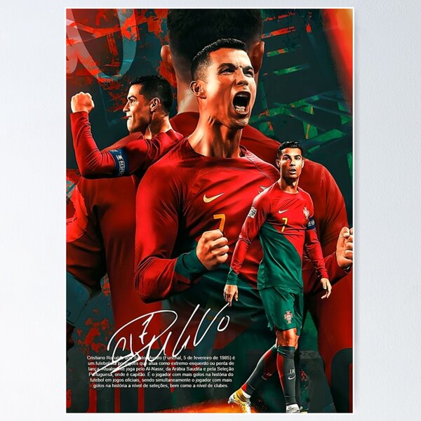 "Cristiano Ronaldo" Poster for Sale by wendyArtworks | Redbubble