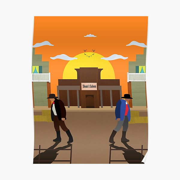 "Wild West Standoff" Poster for Sale by KrandomP | Redbubble