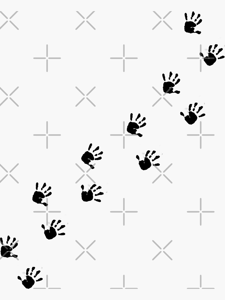 "Death Stranding BB's handprints" Sticker for Sale by RetroGames-Shop ...