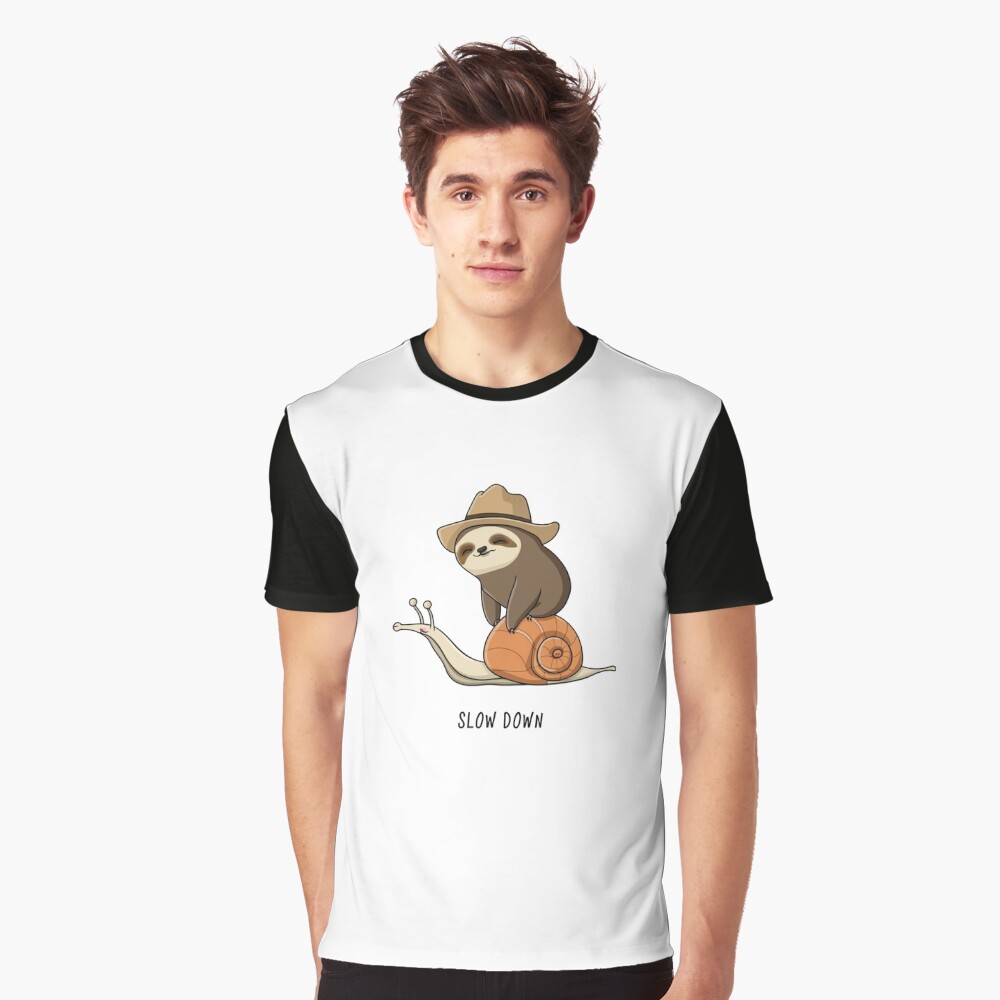 "sloth riding snail cowboy " Sticker for Sale by bukajart | Redbubble