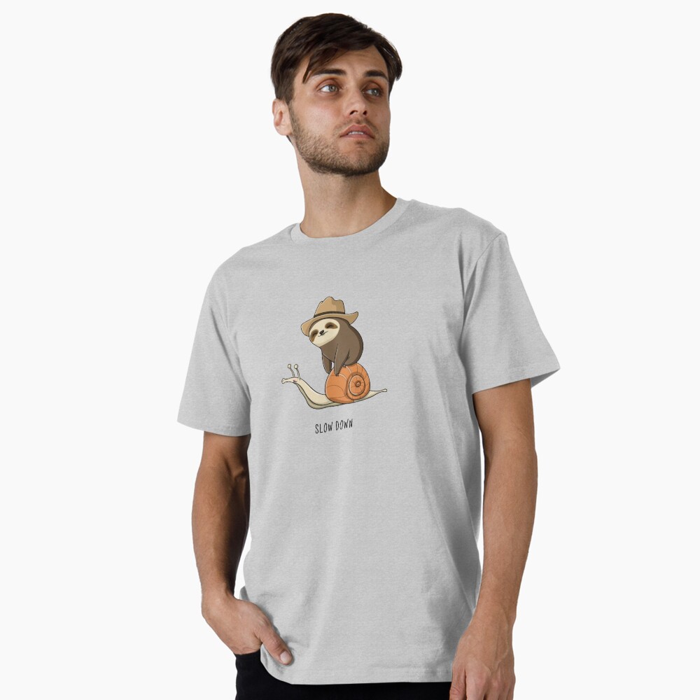 "sloth riding snail cowboy " Sticker for Sale by bukajart | Redbubble