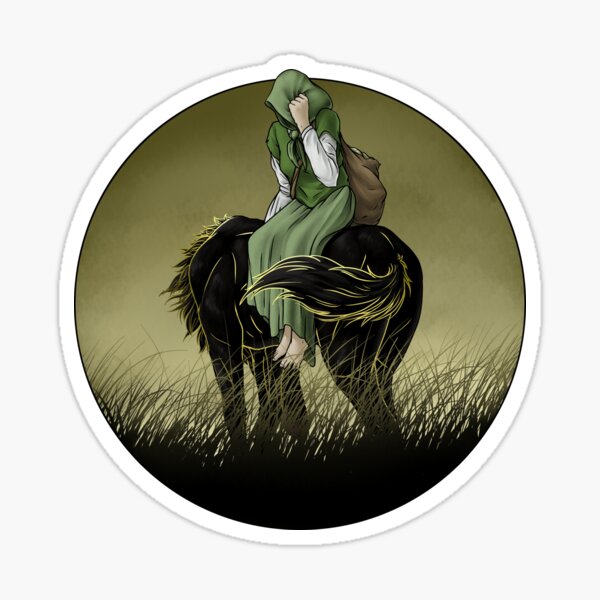 "Maiden and Steed (Unseen)" Sticker for Sale by meychonis | Redbubble