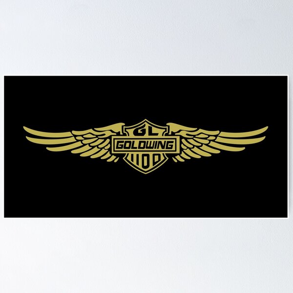 "Gold Wing GL1100" Poster for Sale by rogue-design | Redbubble
