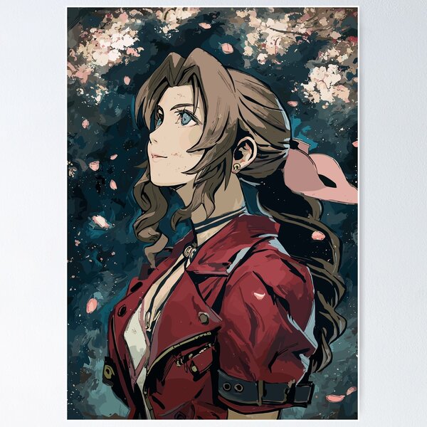 "Aerith Gainsborough FF7" Poster for Sale by bapupa | Redbubble