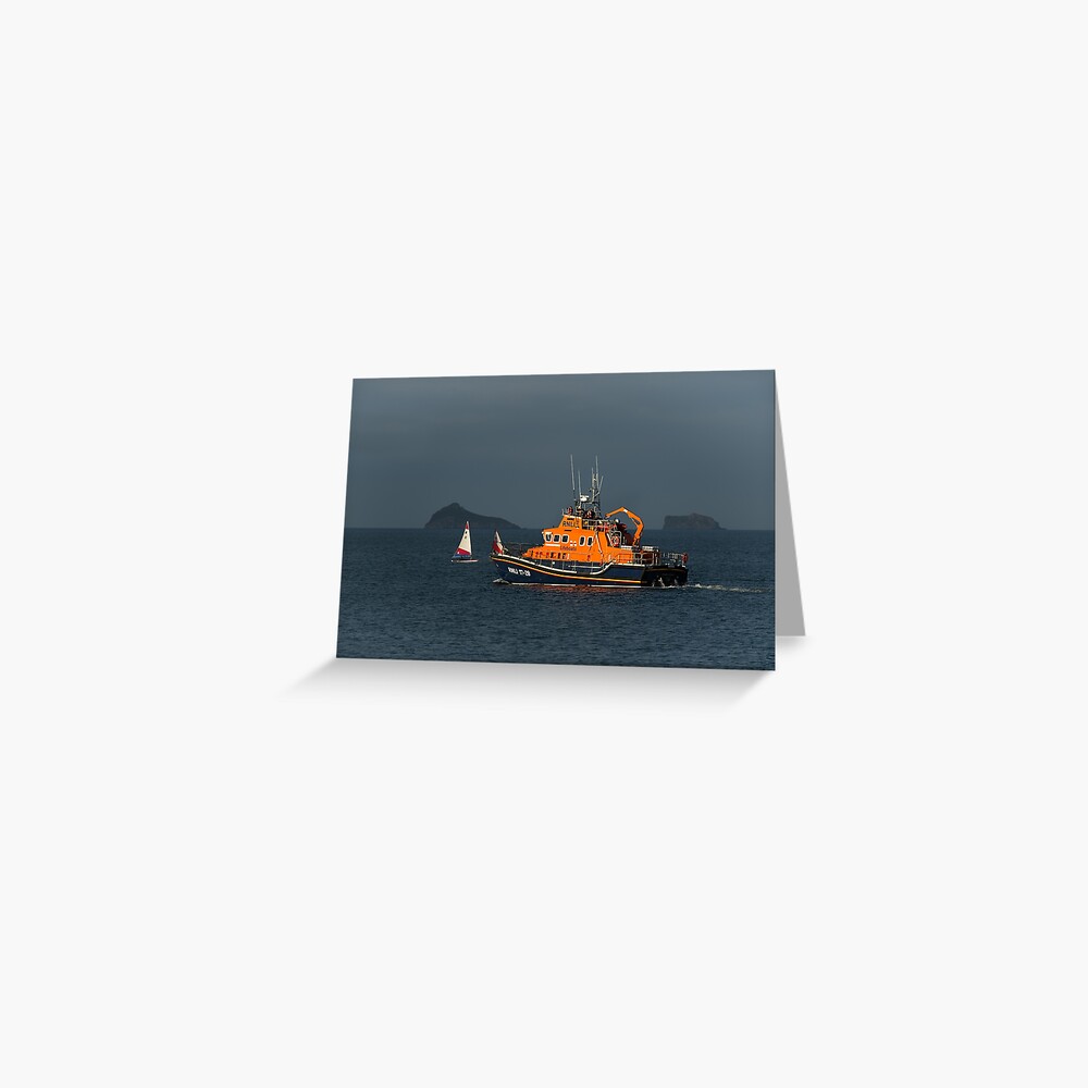 "RNLI Lifeboat Torbay" Greeting Card by rawshutterbug | Redbubble