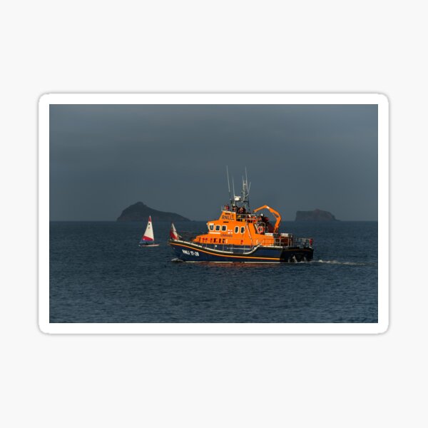 "RNLI Lifeboat Torbay" Sticker by rawshutterbug | Redbubble