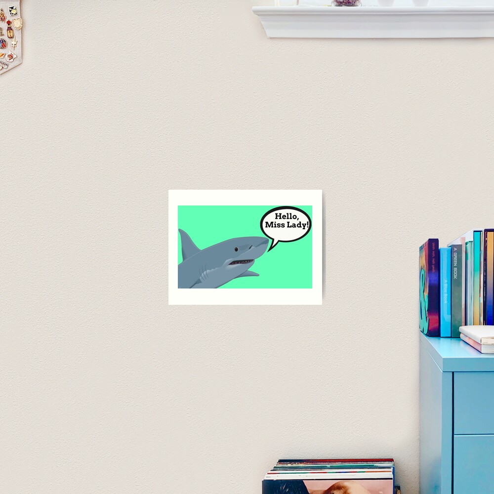 "Hello Miss Lady!" Art Print by BethLeo | Redbubble