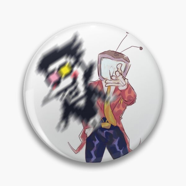 "Spamton be upon ye" Pin for Sale by HydroMilo | Redbubble