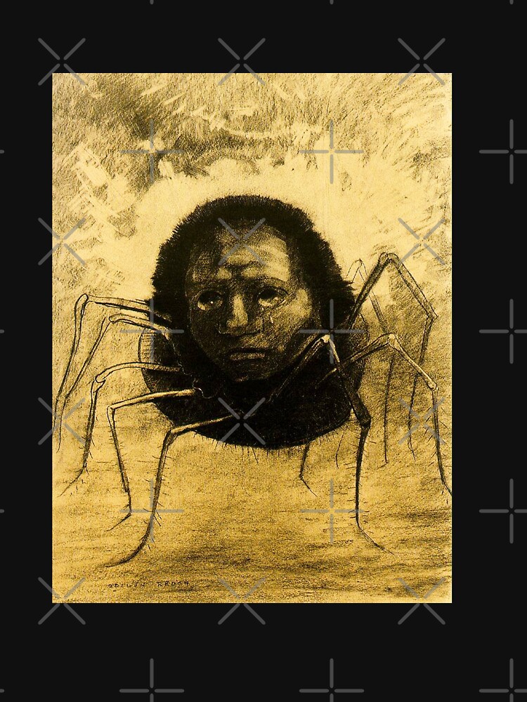 "HD The crying spider, by Odilon Redon (1881) High Definition" T-shirt ...