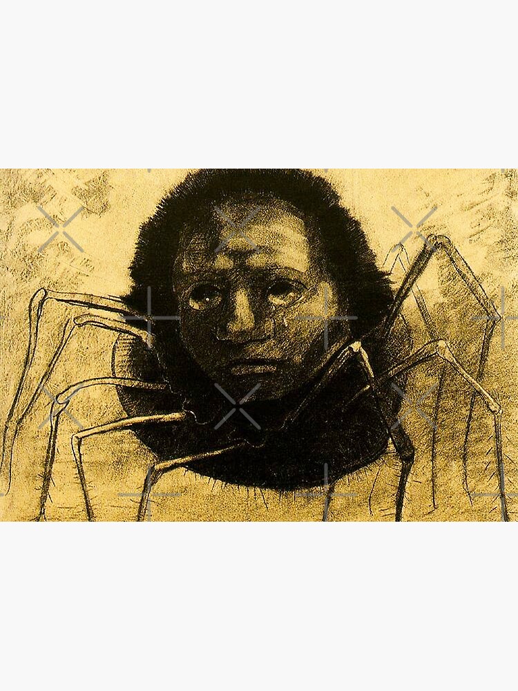 "HD The crying spider, by Odilon Redon (1881) High Definition ...