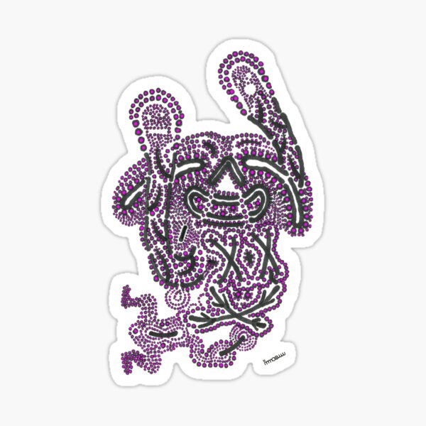 "Auntie Bony Perly Java" Sticker for Sale by mmooww | Redbubble