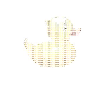 "ASCII Rubber Ducky" Art Board Print for Sale by KingClothes | Redbubble