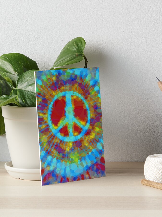 Tie Dye Peace Sign Wallpaper