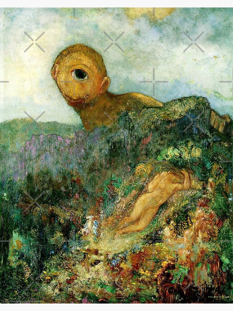 "HD The Cyclops, by Odilon Redon (1914) High Definition" Photographic ...
