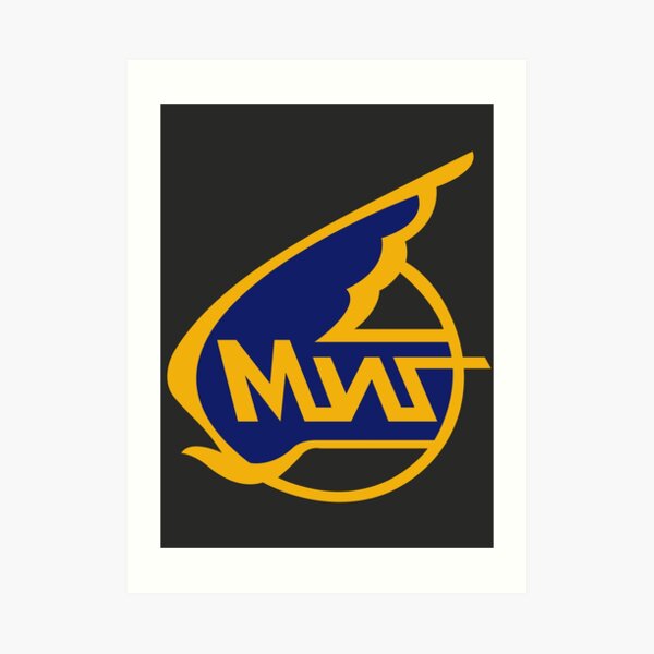 "Mikoyan-Gurevich (Russian Aircraft Corporation MiG) Logo" Art Print ...
