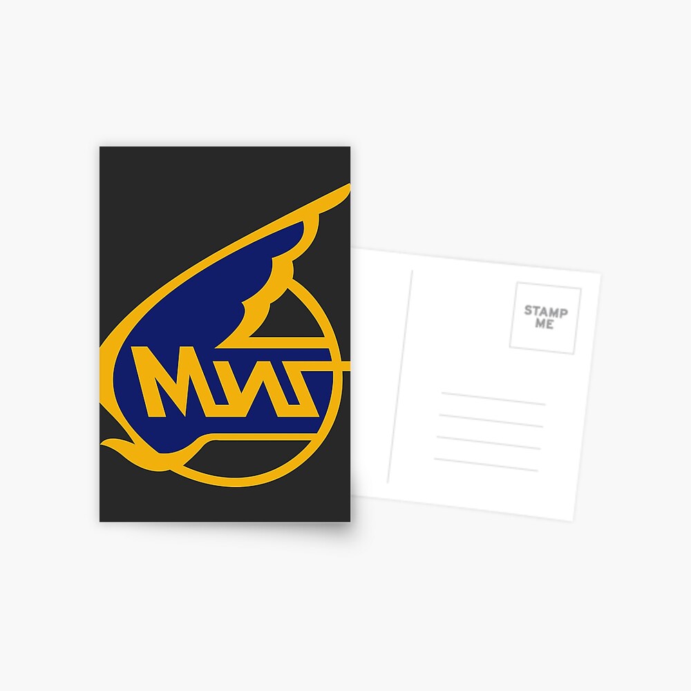 "Mikoyan-Gurevich (Russian Aircraft Corporation MiG) Logo" Postcard for ...