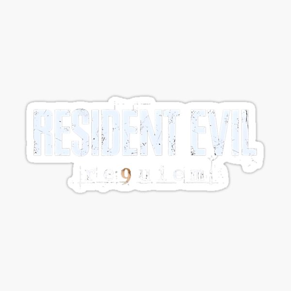 "Resident Evil Requiem Logo" Sticker for Sale by Jacob-Pro | Redbubble
