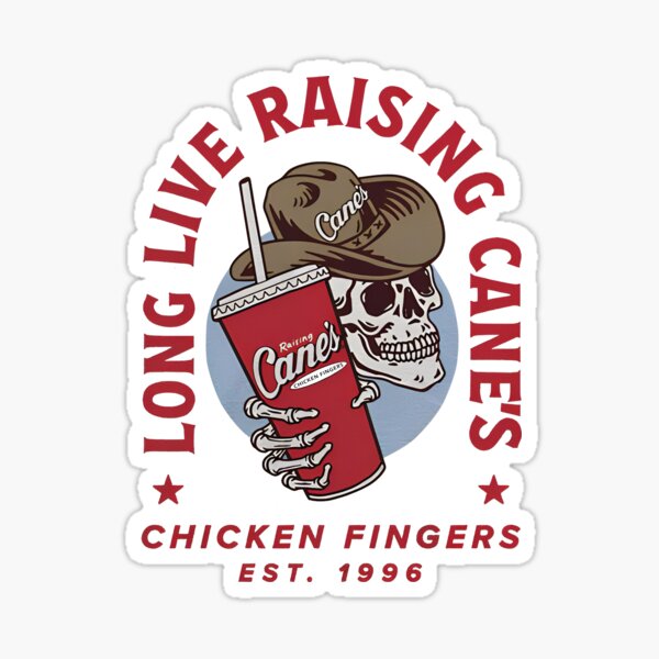 "raising canes merch" Sticker for Sale by Jing-Pental | Redbubble