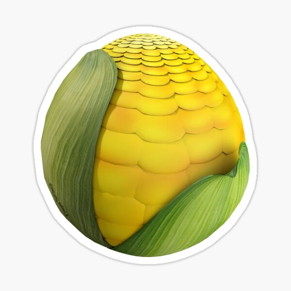 "Cornball" Sticker for Sale by ImagineThatNYC | Redbubble