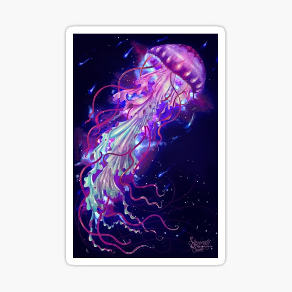 "Space jelly" Sticker for Sale by SamanthaSawyer | Redbubble