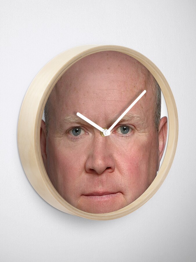 "Phil Mitchell" Clock for Sale by Captain-Lynchie | Redbubble