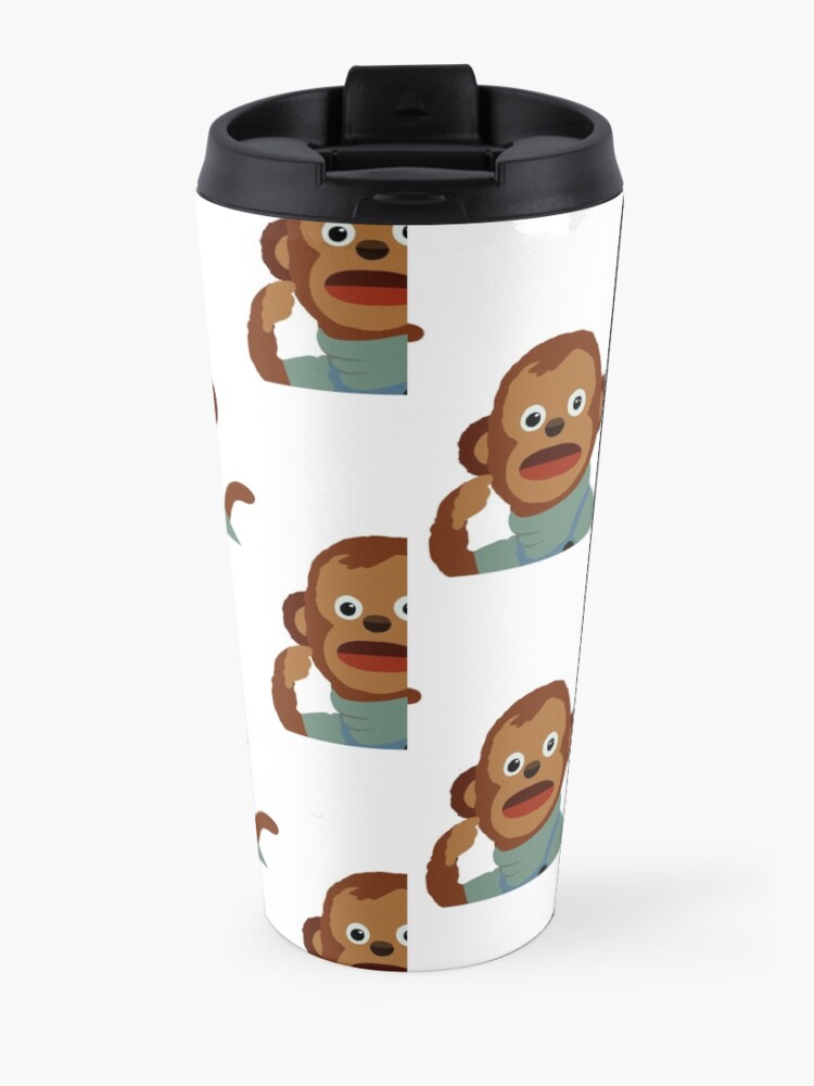 "Kento Shocked Monkey Meme" Travel Coffee Mug by cucuy | Redbubble