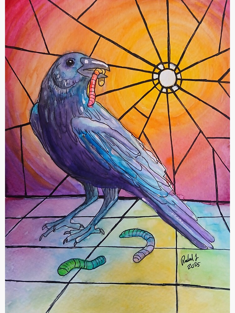 "Holy Raven: Lord of Gummies" Sticker for Sale by RLawrenceArt | Redbubble