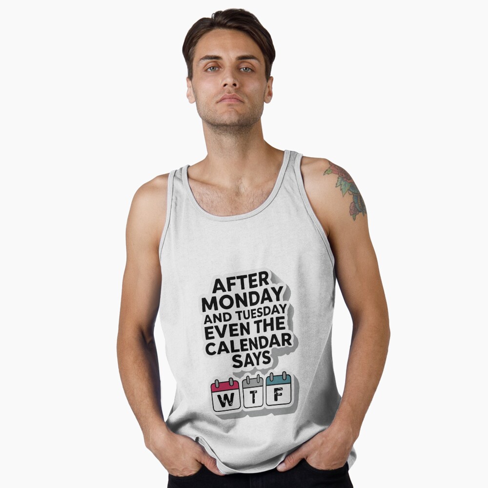 "Even the Calendar Says WTF – Weekly Struggle Meme" Sticker for Sale by ...