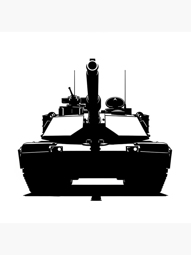 "M1 Abrams Style Tank" Sticker for Sale by Jwise0725 | Redbubble