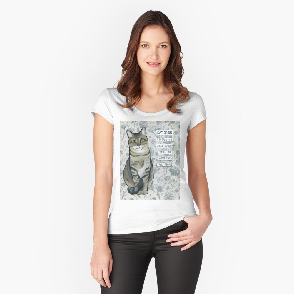 "Cat Snob" Sticker for Sale by jamiemorathart | Redbubble