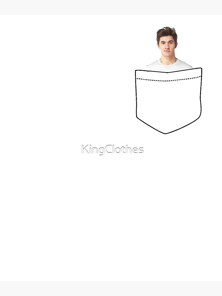 "Redbubble Man Pocket" Poster by KingClothes | Redbubble