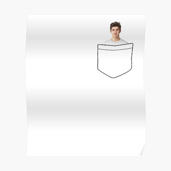 "Redbubble Man Pocket" Poster by KingClothes | Redbubble
