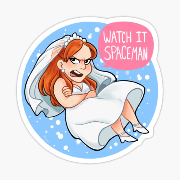 "The Runaway Bride" Sticker by Raygor | Redbubble