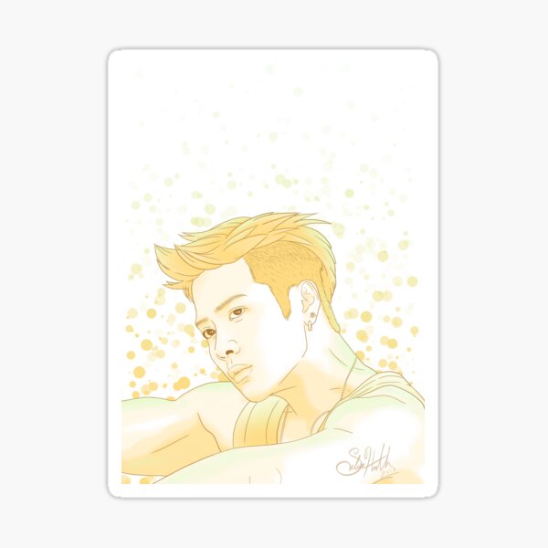 "GOT7 Jackson - YELLOW" Sticker by SeleseHuth | Redbubble