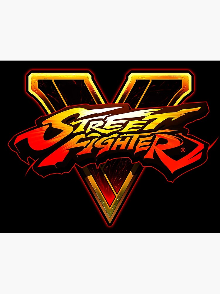 "Street Fighter V Logo Design" Poster by rollerMobster | Redbubble