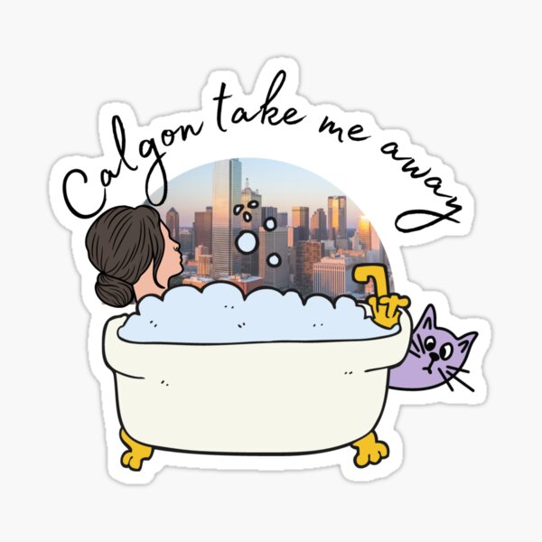 "Calgon Take Me Away" Sticker for Sale by Christy-Love | Redbubble