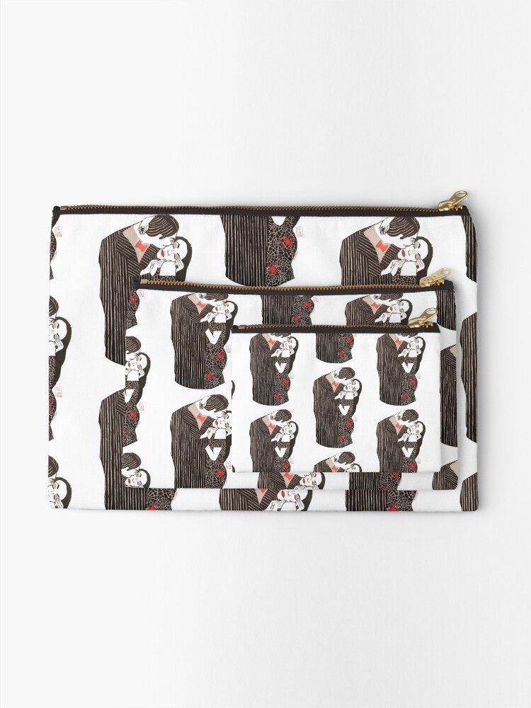 "A Kiss" Zipper Pouch for Sale by narschlob | Redbubble