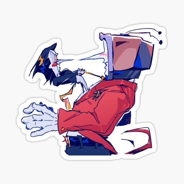 "Spamton and Tenna" Sticker for Sale by HydroMilo | Redbubble