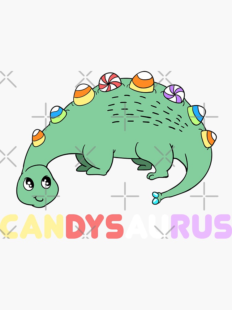 "Candysaurus Candy T-Rex Tyrannosaurus Rex Dinosaur" Sticker by ...