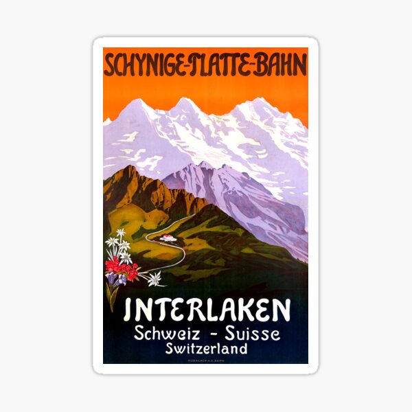Interlaken Stickers | Redbubble