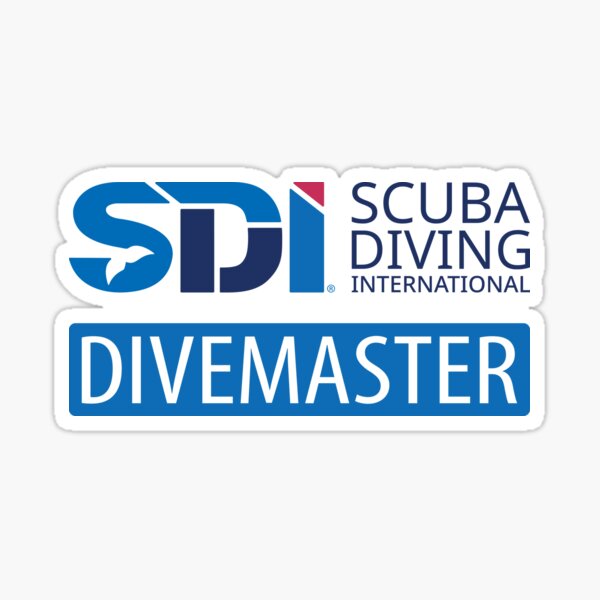 "Scuba Diving International (SDI) - Divemaster" Sticker for Sale by ...