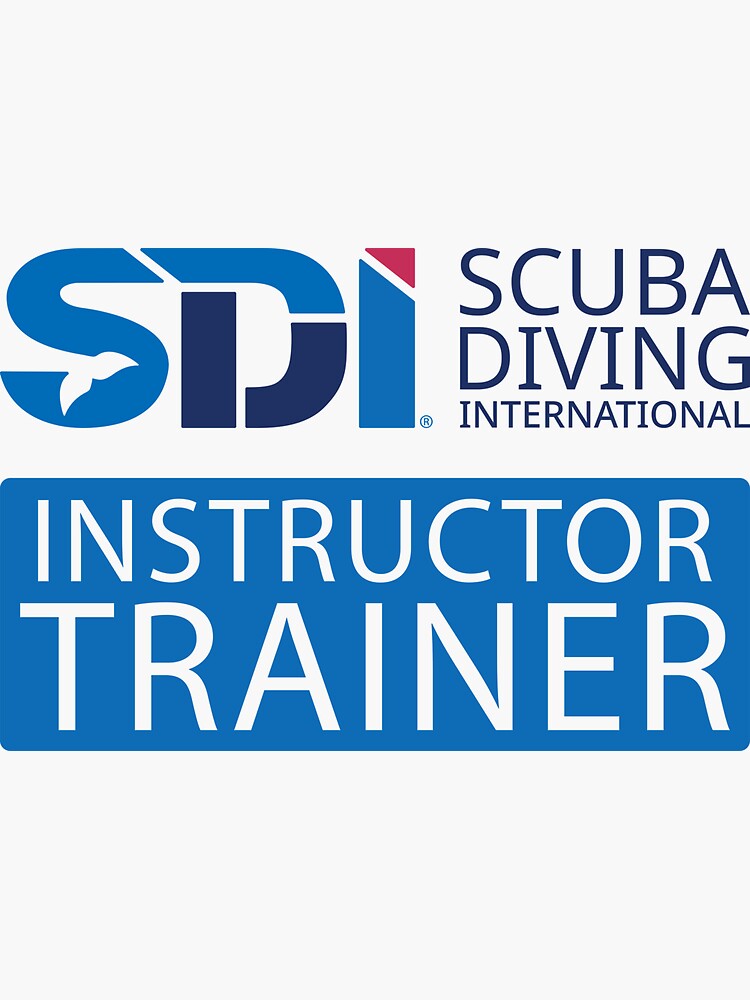 "Scuba Diving International (SDI)- SDI Instructor Trainer" Sticker for Sale by Shop-SDI | Redbubble