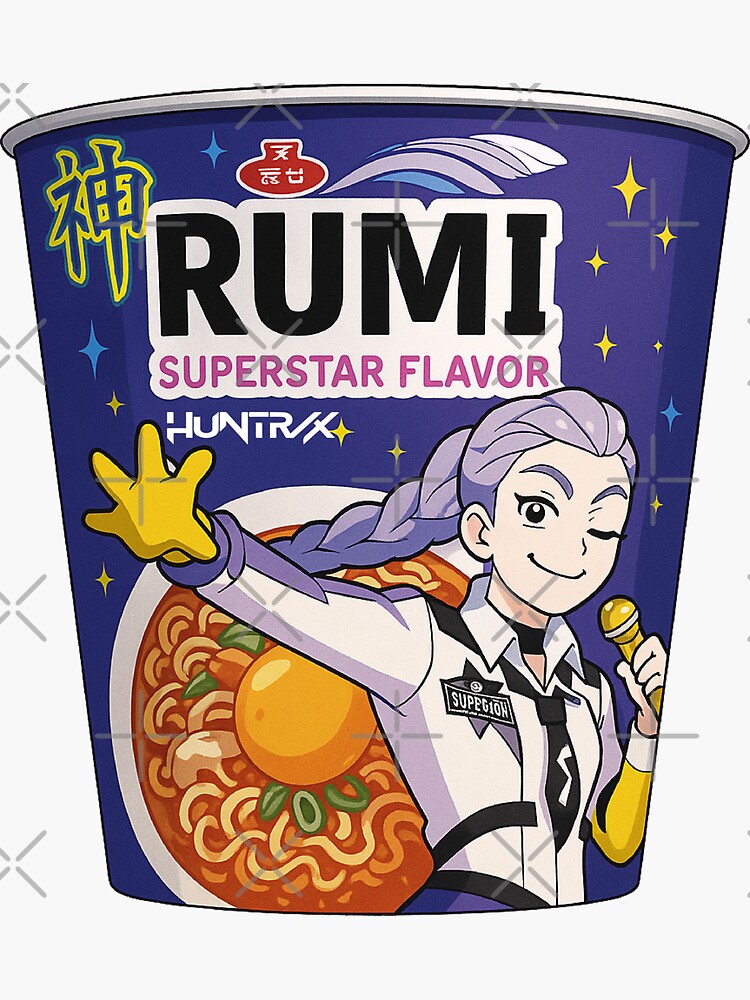 "Rumi Ramen Flavor" Sticker by SoyYuriO | Redbubble