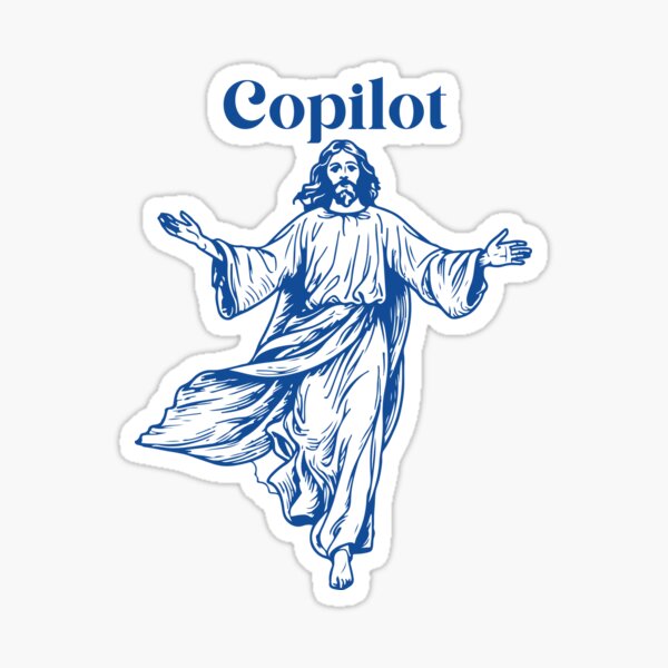 "Microsoft Copilot Sticker – AI Productivity Assistant Design" Sticker ...