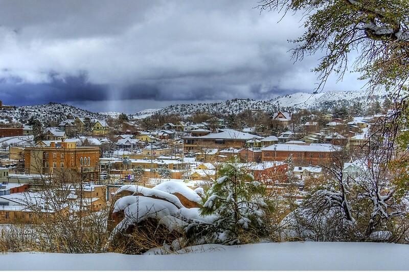 "Snowy View In Prescott Arizona" by K D Graves Photography | Redbubble