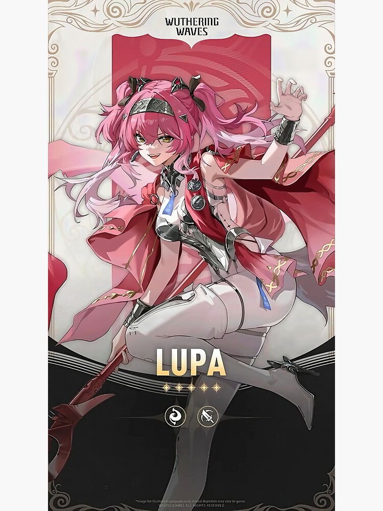 "Lupa Official Poster, Wuthering Waves (WuWa)" Poster by Demray | Redbubble