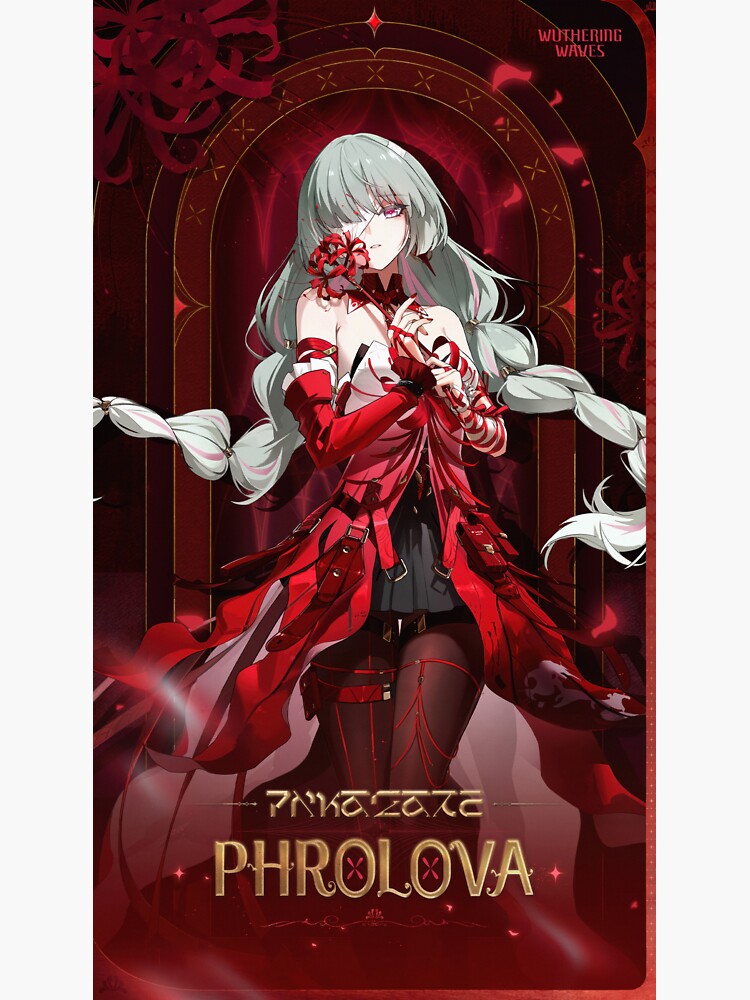 "Phrolova Official Poster, Wuthering Waves (WuWa)" Sticker by Demray ...