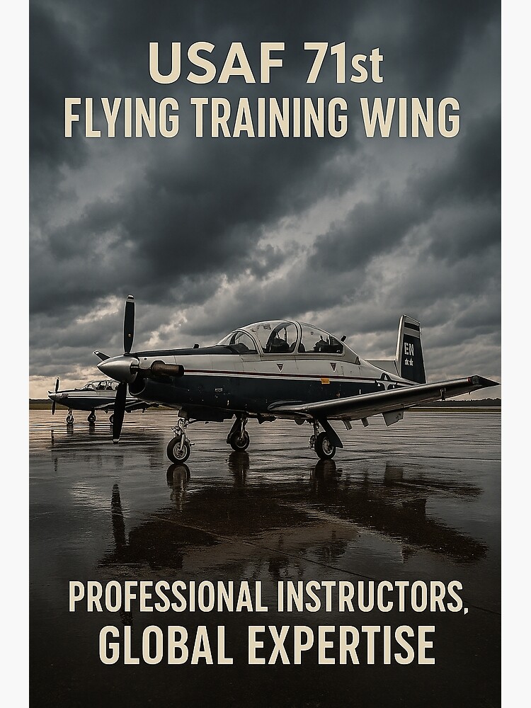 "USAF 71st Flying Training Wing" Poster for Sale by Start-Aviation ...