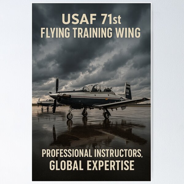"USAF 71st Flying Training Wing" Poster for Sale by Start-Aviation ...