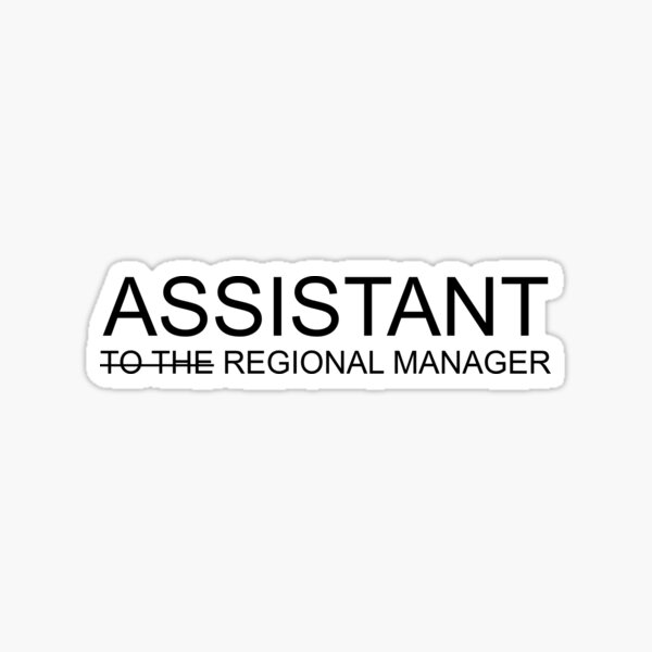 Stickers, Labels & Tags Assistant to the Regional Manager {Office ...